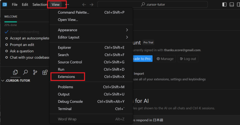 Cursor＋Pythonによるデータ分析環境構築 - データサイエンティストへの道
